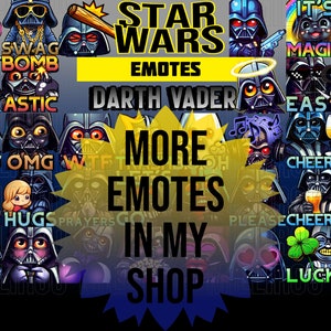 DARTH VADER Star Wars Emotes BASICS Pack - Etsy