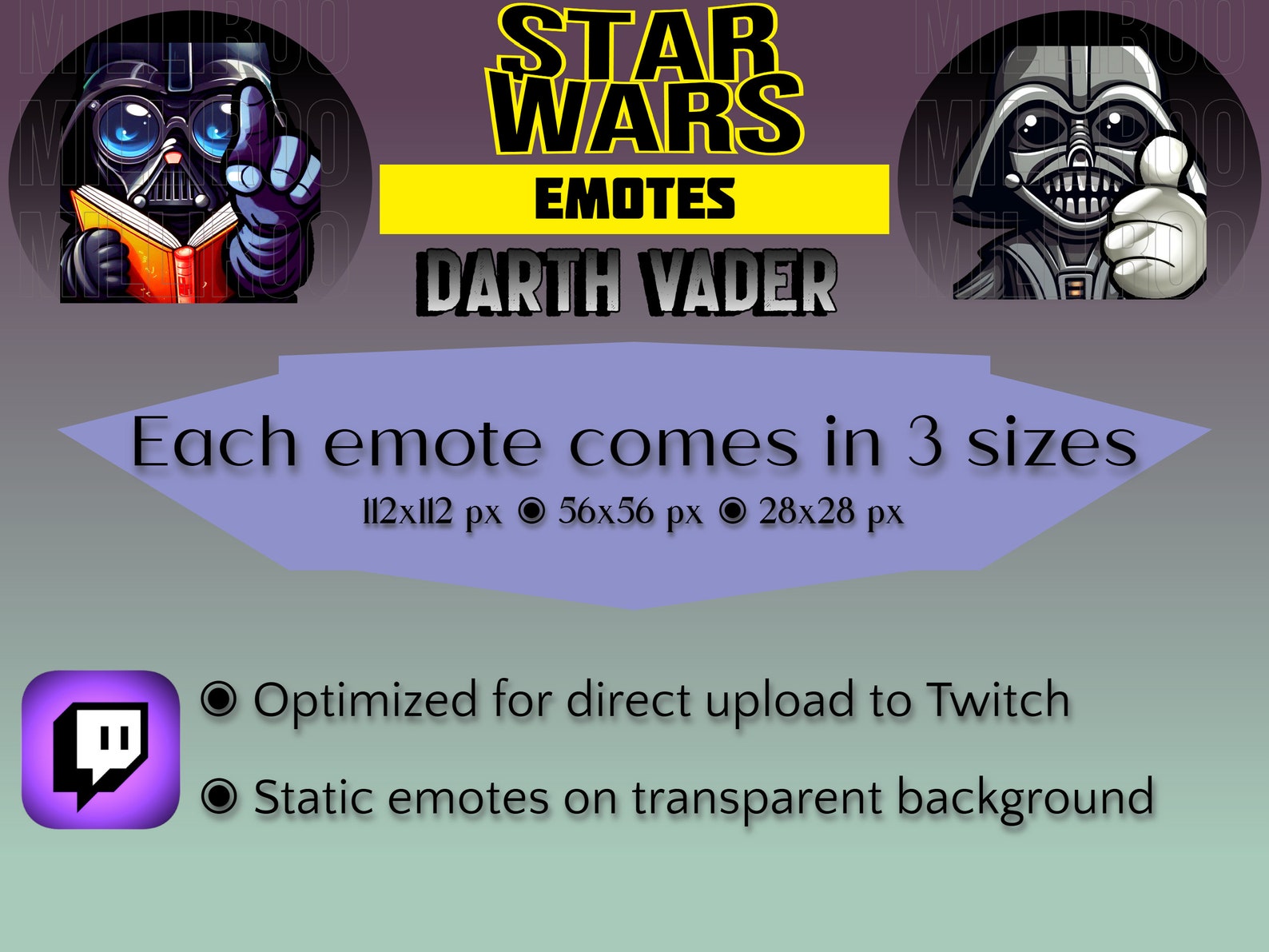 DARTH VADER Star Wars Emotes BASICS Pack - Etsy