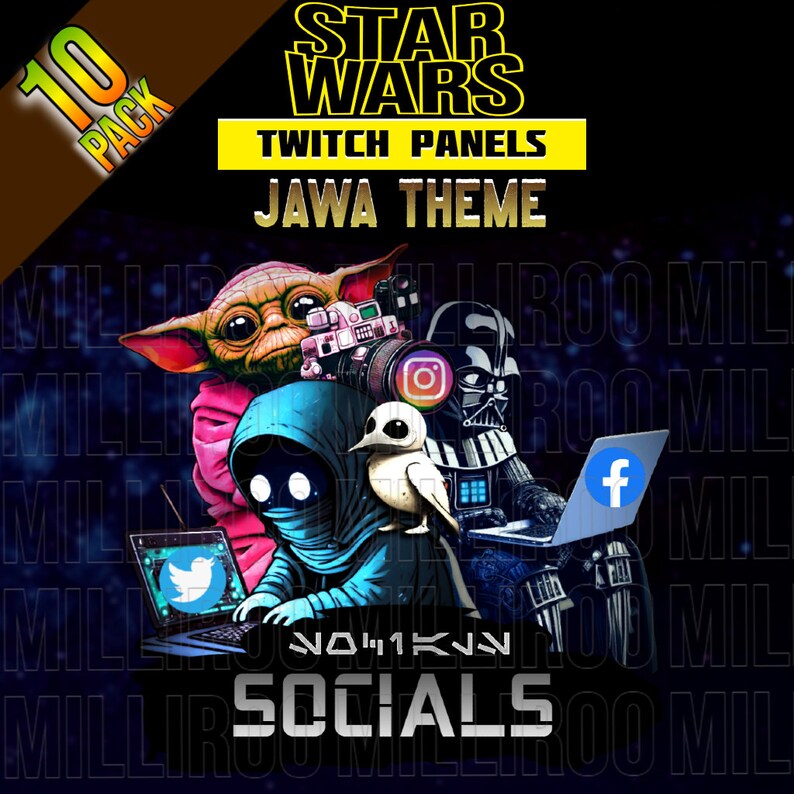 JAWA Star Wars Twitch Panels - BASICS Pack - Etsy