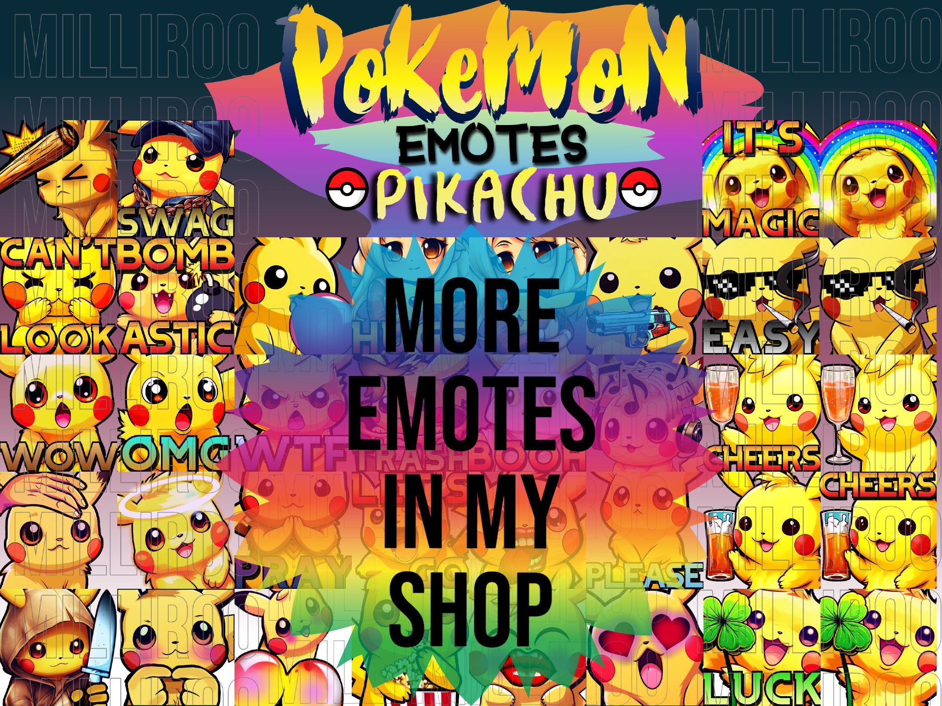 SQUIRTLE Pokemon Emotes BASICS Pack - Etsy Australia