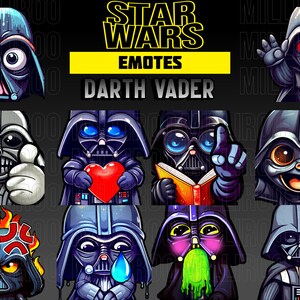 DARTH VADER Star Wars Emotes BASICS Pack - Etsy