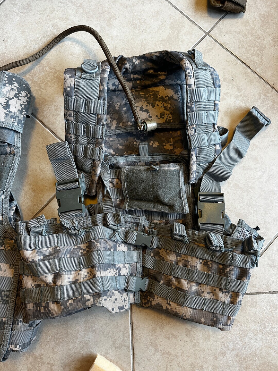 ACU Condor Vest With Chest Rig Hydration Pack New Military Army Vest - Etsy