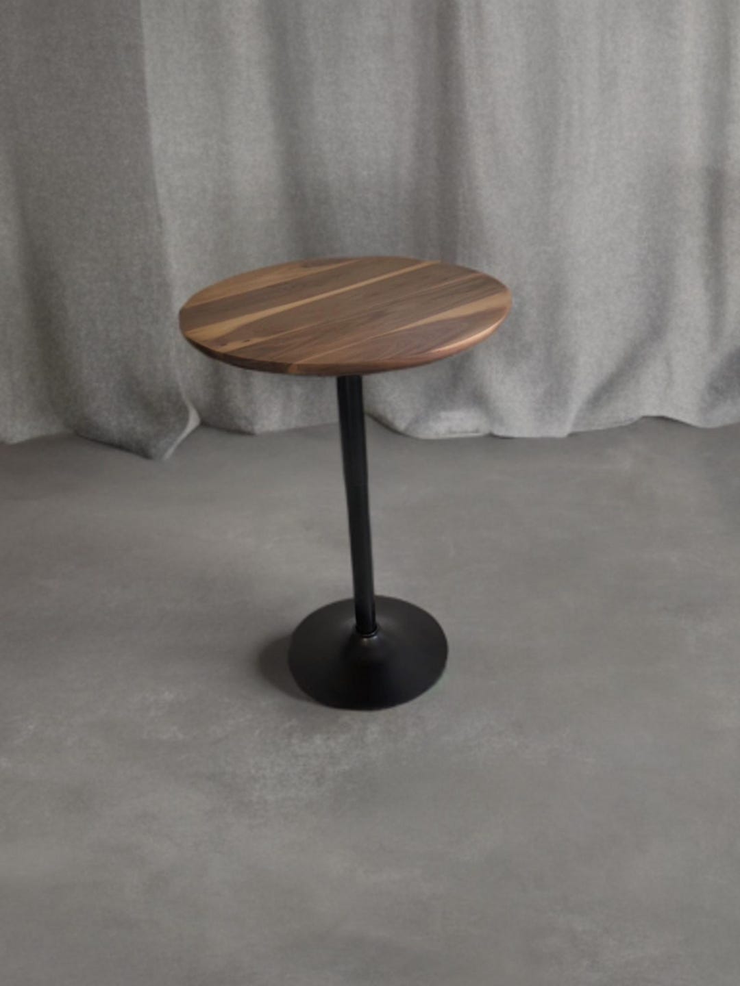 Round Bar Table for Bar Round Walnut Table Round Table Adjustable Table ...