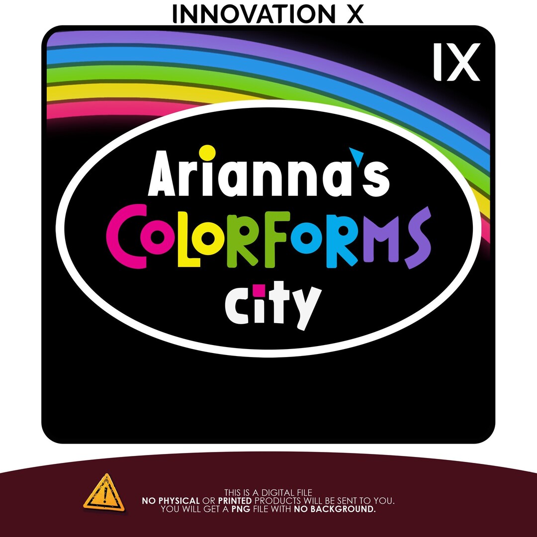 Birthday Logo Charlie's Colorforms City personalized Digital File Only ...