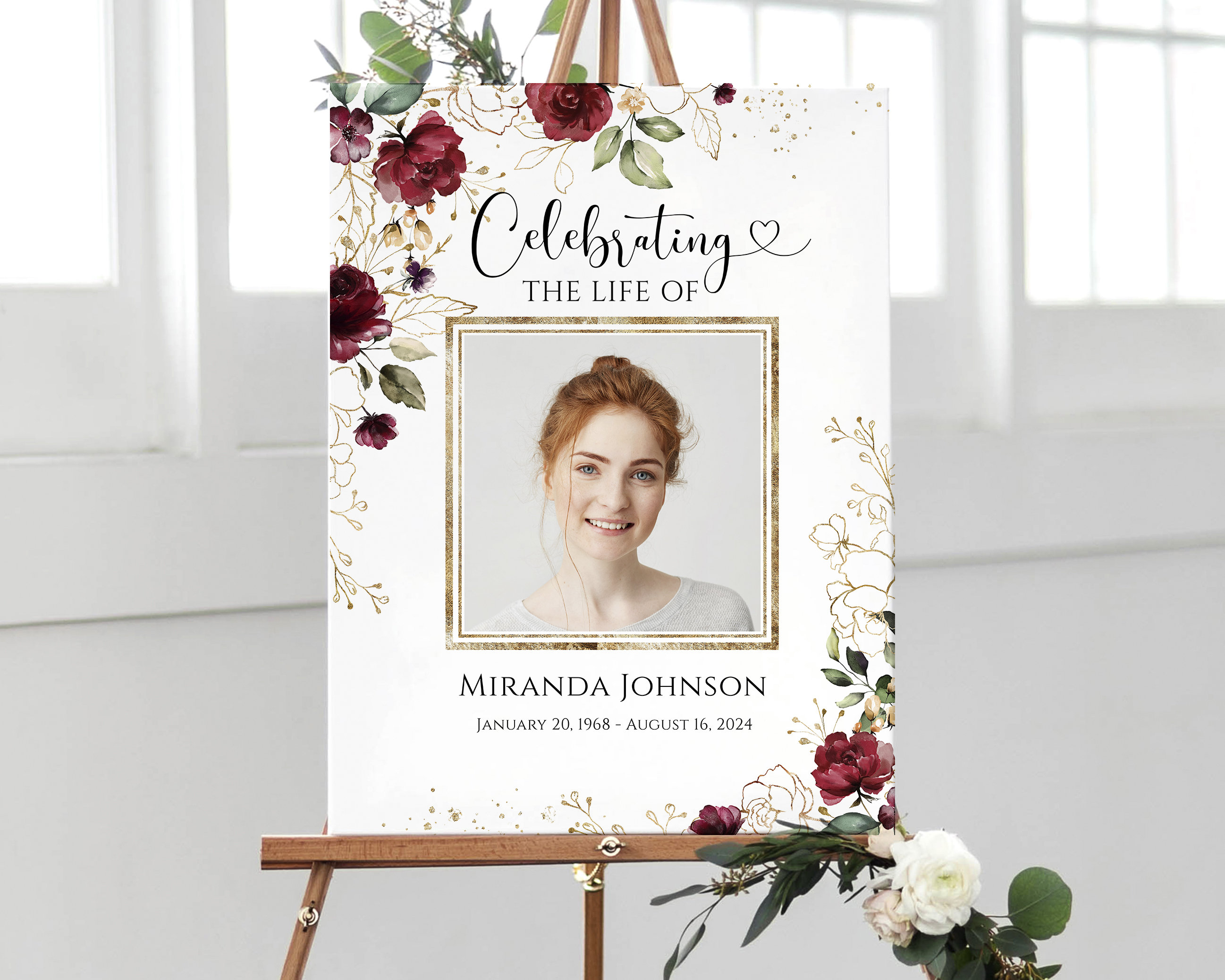 Funeral Welcome Sign: Celebration of Life Poster (digital Download) - Etsy