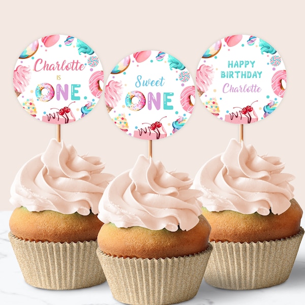 Printable Sweet One Cake Topper - Etsy