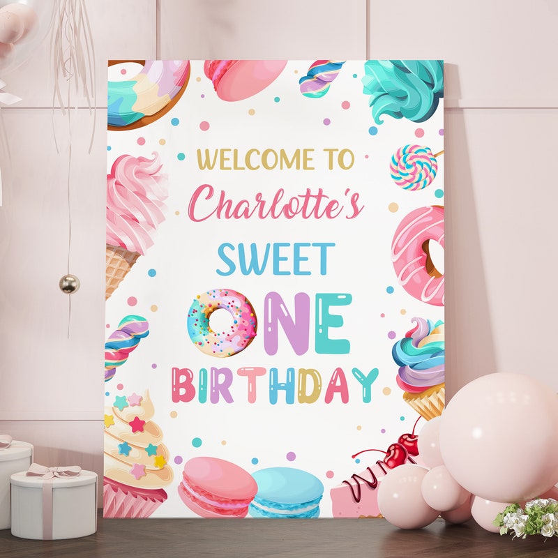 Happy Birthday Candy Poster - Etsy