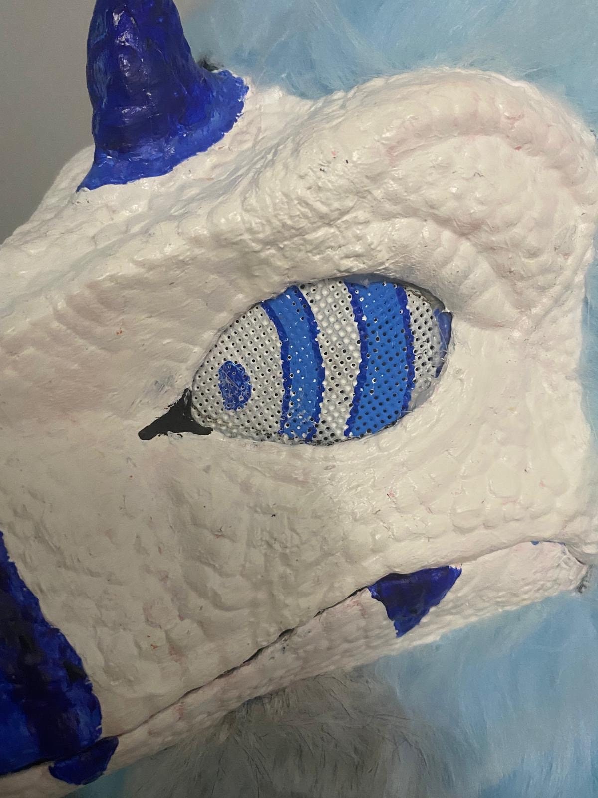 Dino Mask Pre-made - Etsy