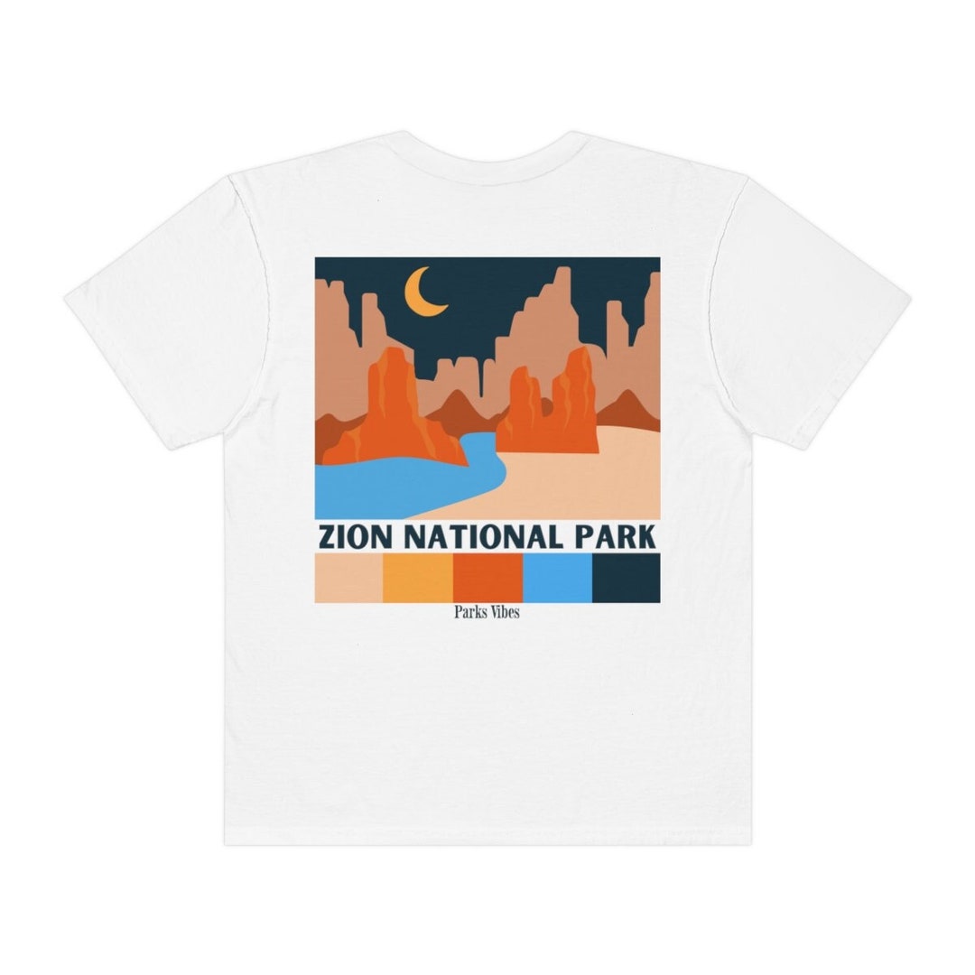 Zion National Park Color Palette Unisex Tee in Multiple Colors - Etsy