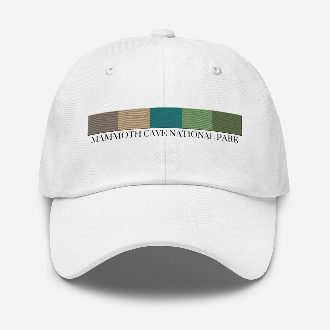 Mammoth Cave National Park Color Palette Embroidered Hat in Multiple ...