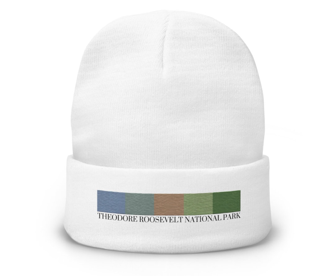 Theodore Roosevelt National Park Palette Knit Beanie in Multiple Colors ...