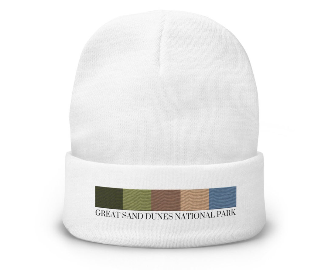 Great Sand Dunes National Park Palette Knit Beanie in Multiple Colors ...