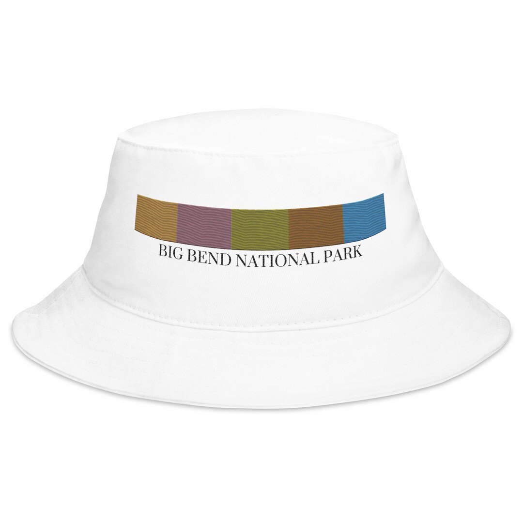 Big Bend National Park Color Palette Embroidered Bucket Hat - Etsy