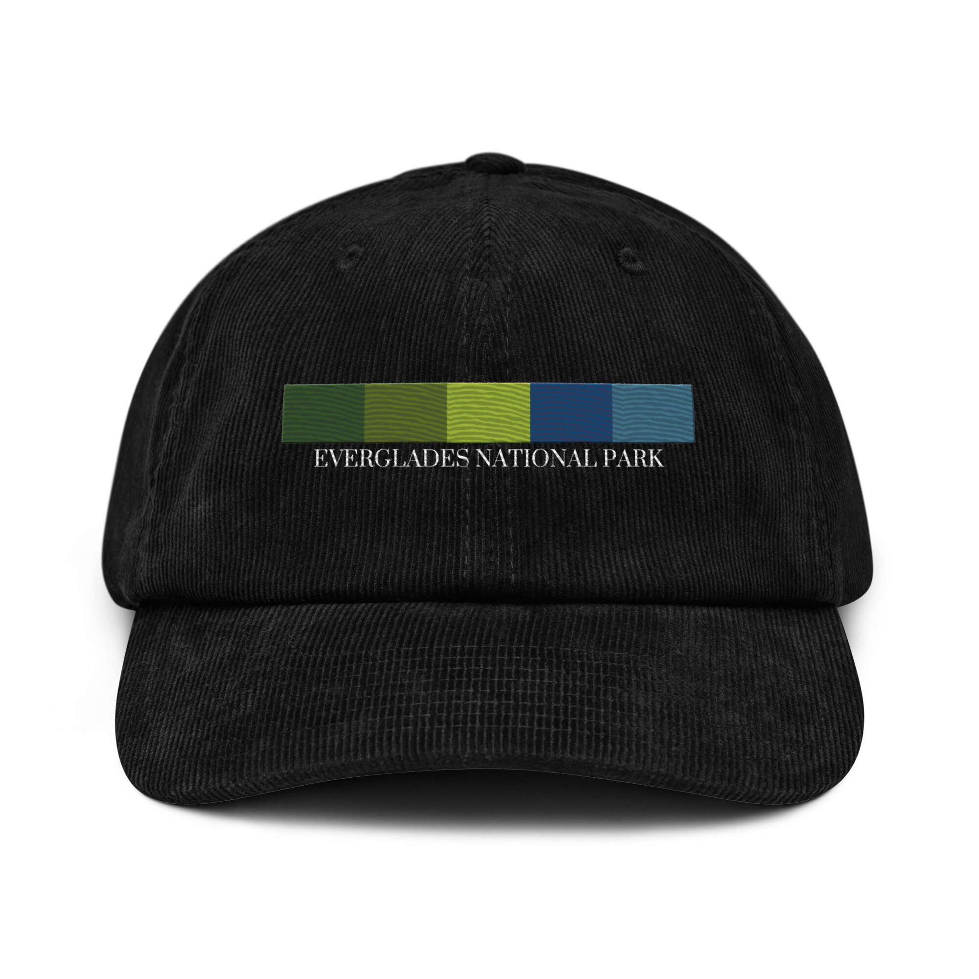 Everglades National Park Color Palette Embroidered Corduroy Hat in ...