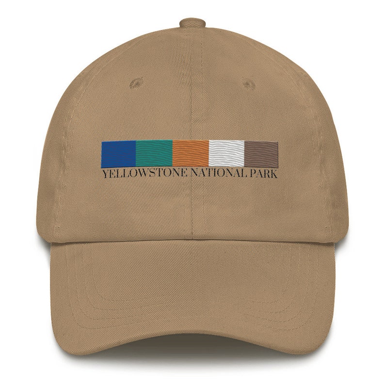 Yellowstone National Park Color Palette Embroidered Hat in - Etsy