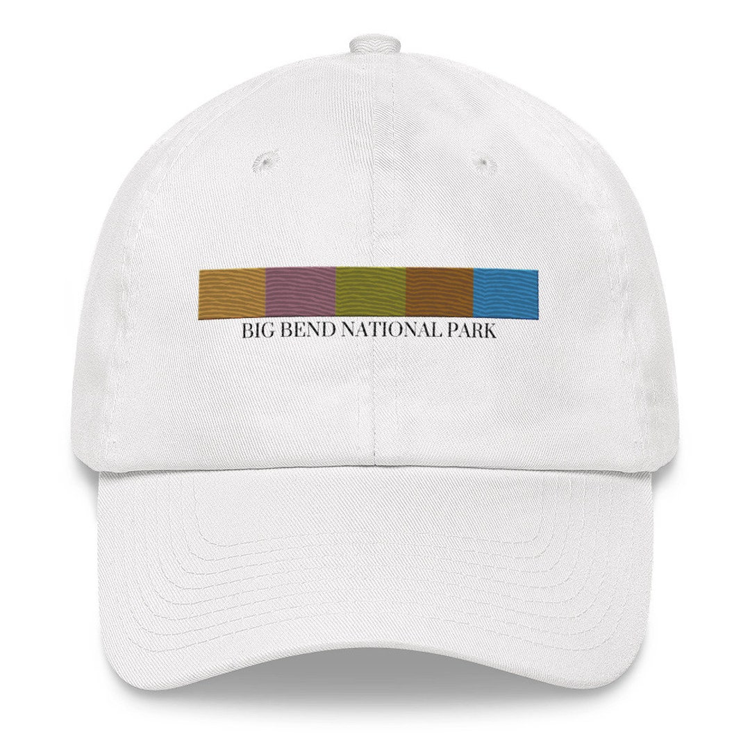Big Bend National Park Color Palette Embroidered Hat in Multiple Colors ...