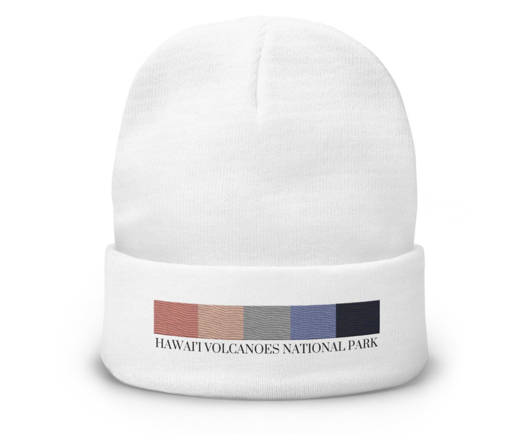 Hawai’i Volcanoes National Park Palette Knit Beanie in Multiple Colors ...