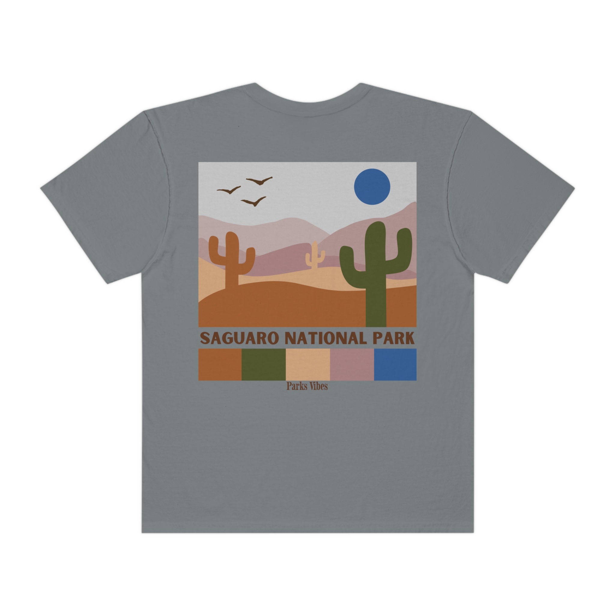Saguaro National Park Color Palette Unisex Tee in Multiple Colors - Etsy