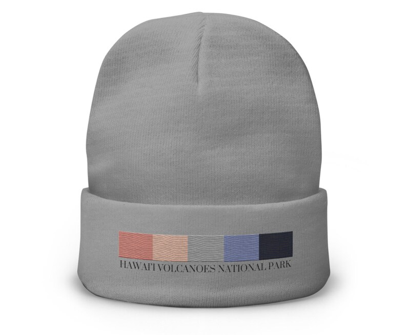 Hawaii Volcanoes National Park Palette Knit Beanie in Multiple Colors ...