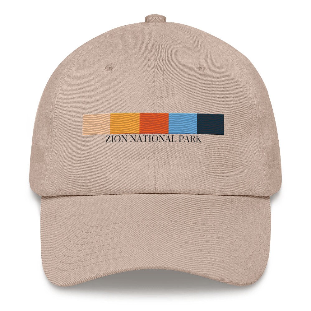 Zion National Park Color Palette Embroidered Hat in Multiple Colors - Etsy