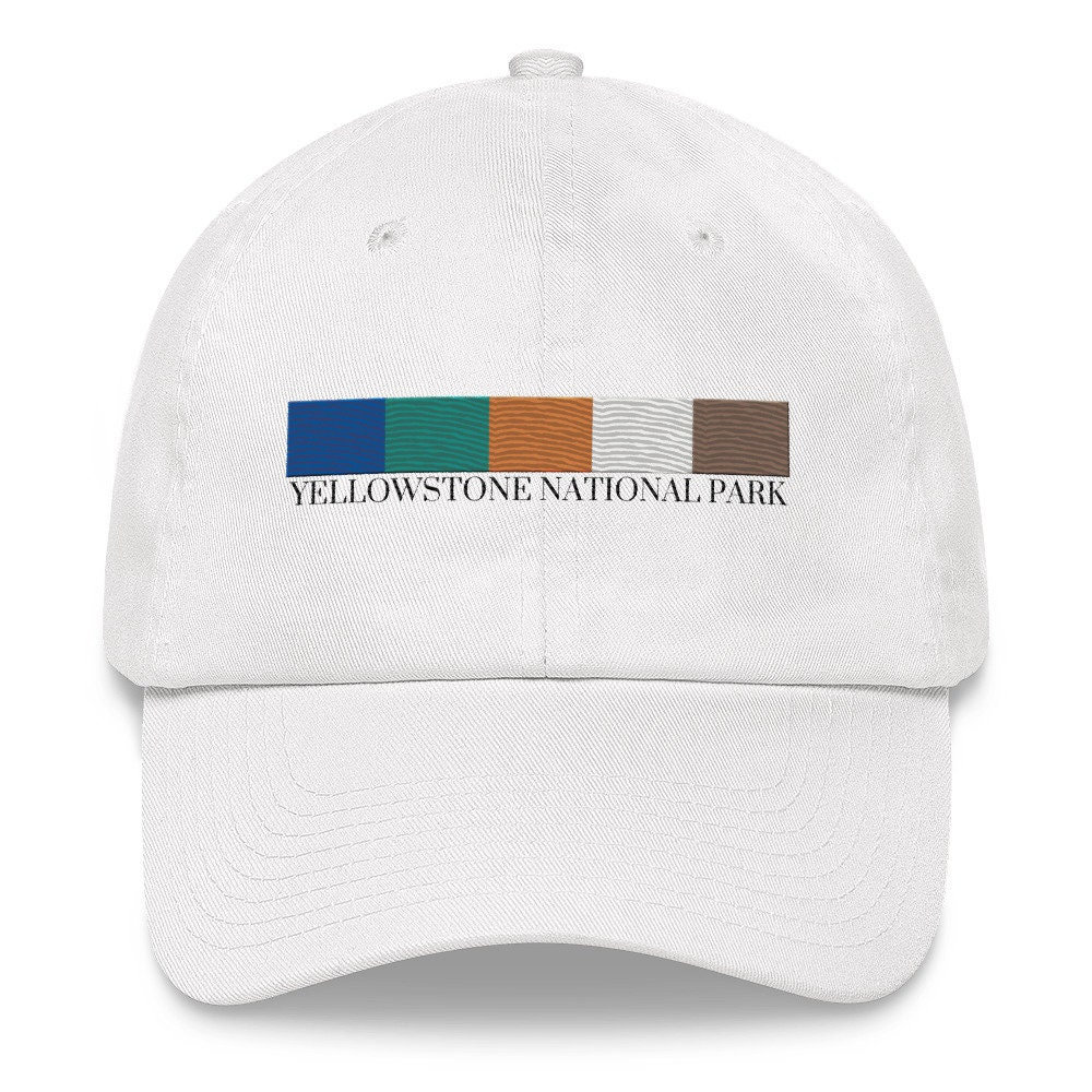 Yellowstone National Park Color Palette Embroidered Hat in Multiple ...