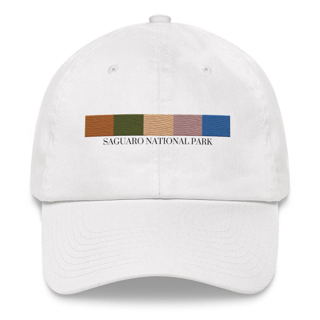 Saguaro National Park Color Palette Embroidered Hat in Multiple Colors ...