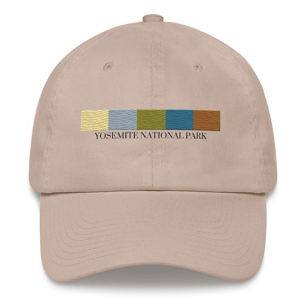 Yosemite National Park Color Palette Embroidered Hat in Multiple Colors ...