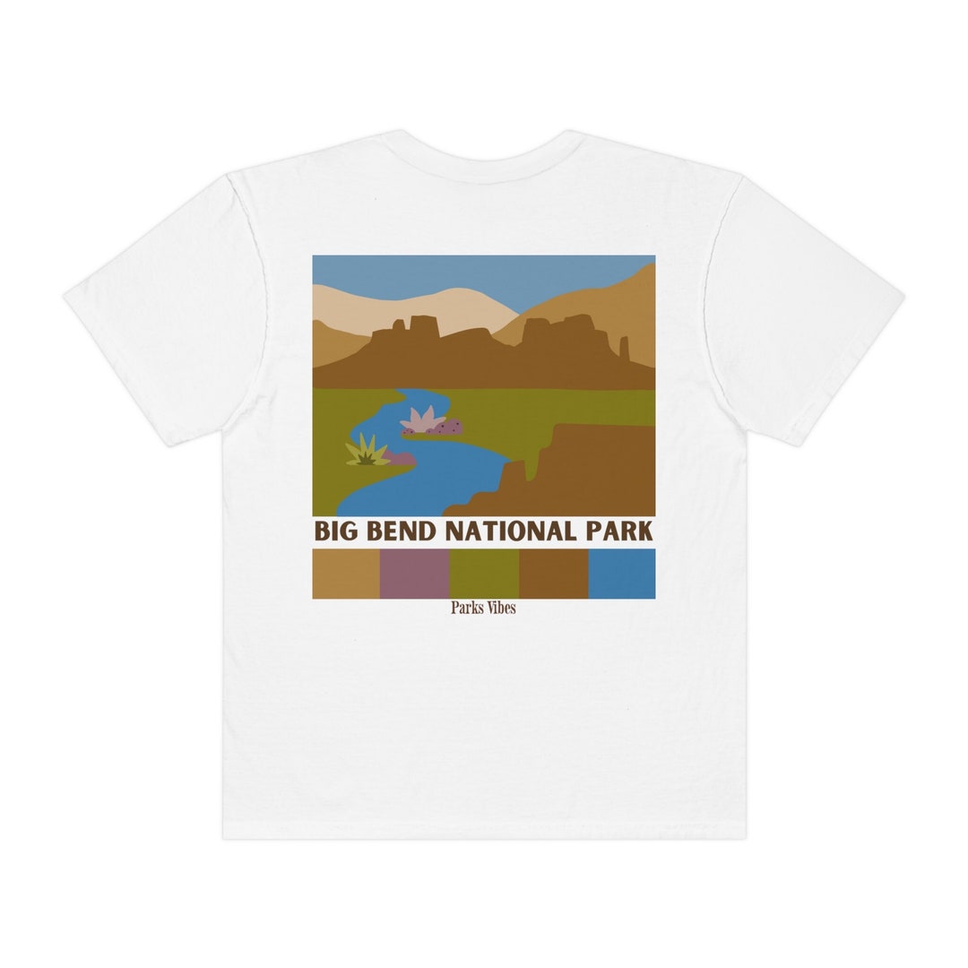 Big Bend National Park Color Palette Unisex Tee in Multiple Colors - Etsy