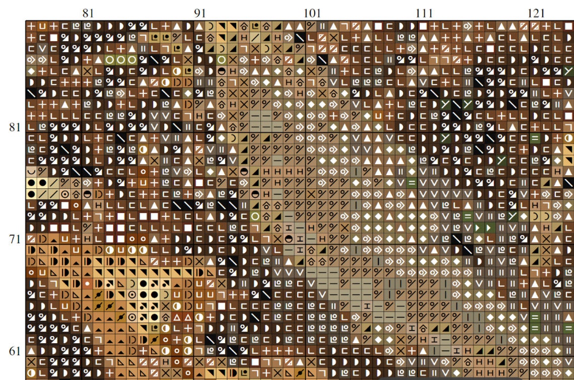 Labyrinth Cross Stitch Pattern PDF - Etsy