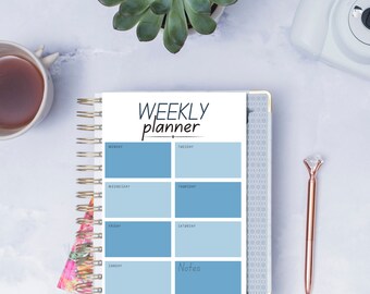 Aesthetic Weekly Planner, Printable Week Planner, Printable Week Life ...