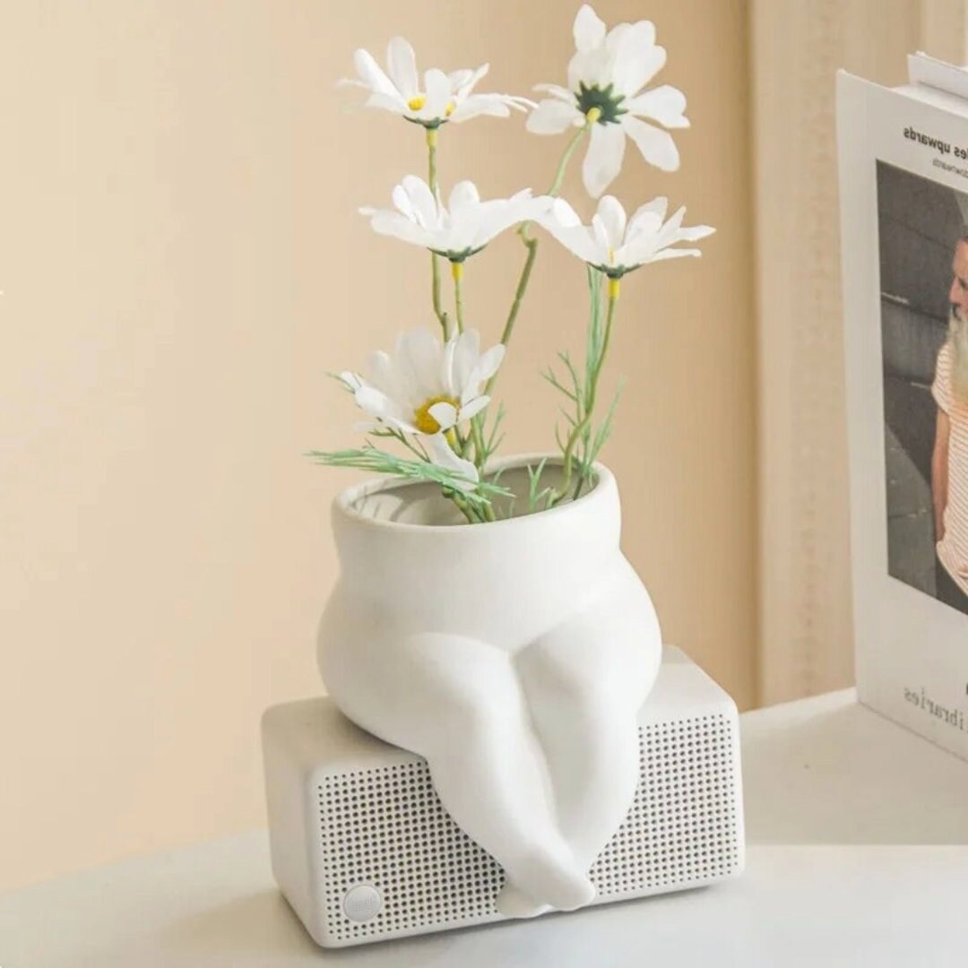 Sitting Woman Body Vase Sitting Planter Body Planter Butt - Etsy