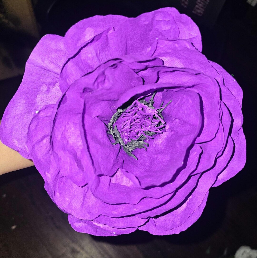 Giant Crepe Paper Rose Flower - Etsy