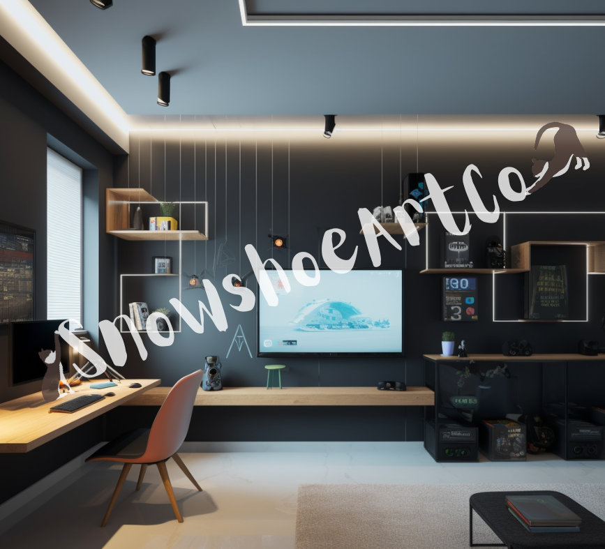 Zoom Virtual Backgrounds Game Room Home Office /professional Home Zoom ...