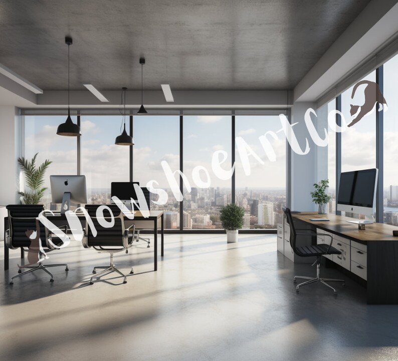 Zoom Virtual Backgrounds Modern Office /professional Home Zoom ...