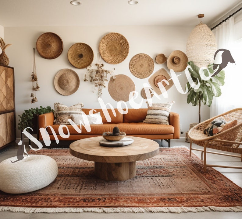 Zoom Virtual Backgrounds Boho Office/professional Home Zoom/streaming ...