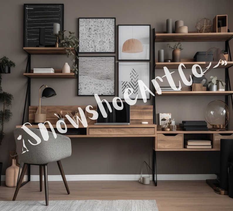 Zoom Virtual Backgrounds Modern Office 2 /professional Home Zoom ...