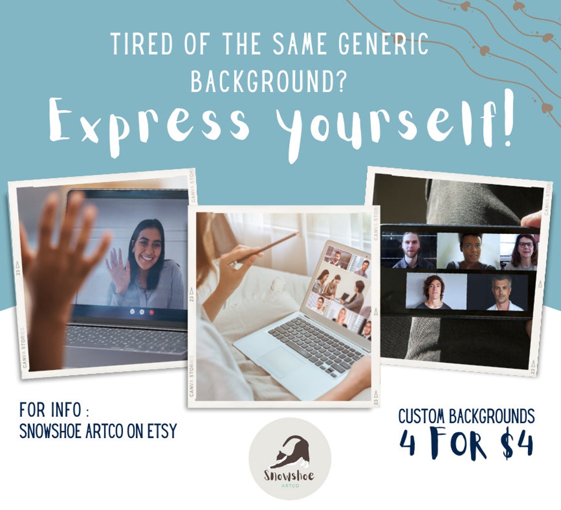 Zoom Virtual Backgrounds Modern Office /professional Home Zoom ...