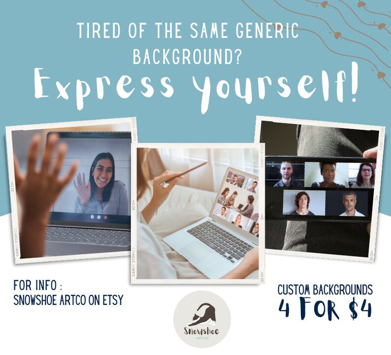 Zoom Virtual Backgrounds Modern Office /professional Home Zoom ...