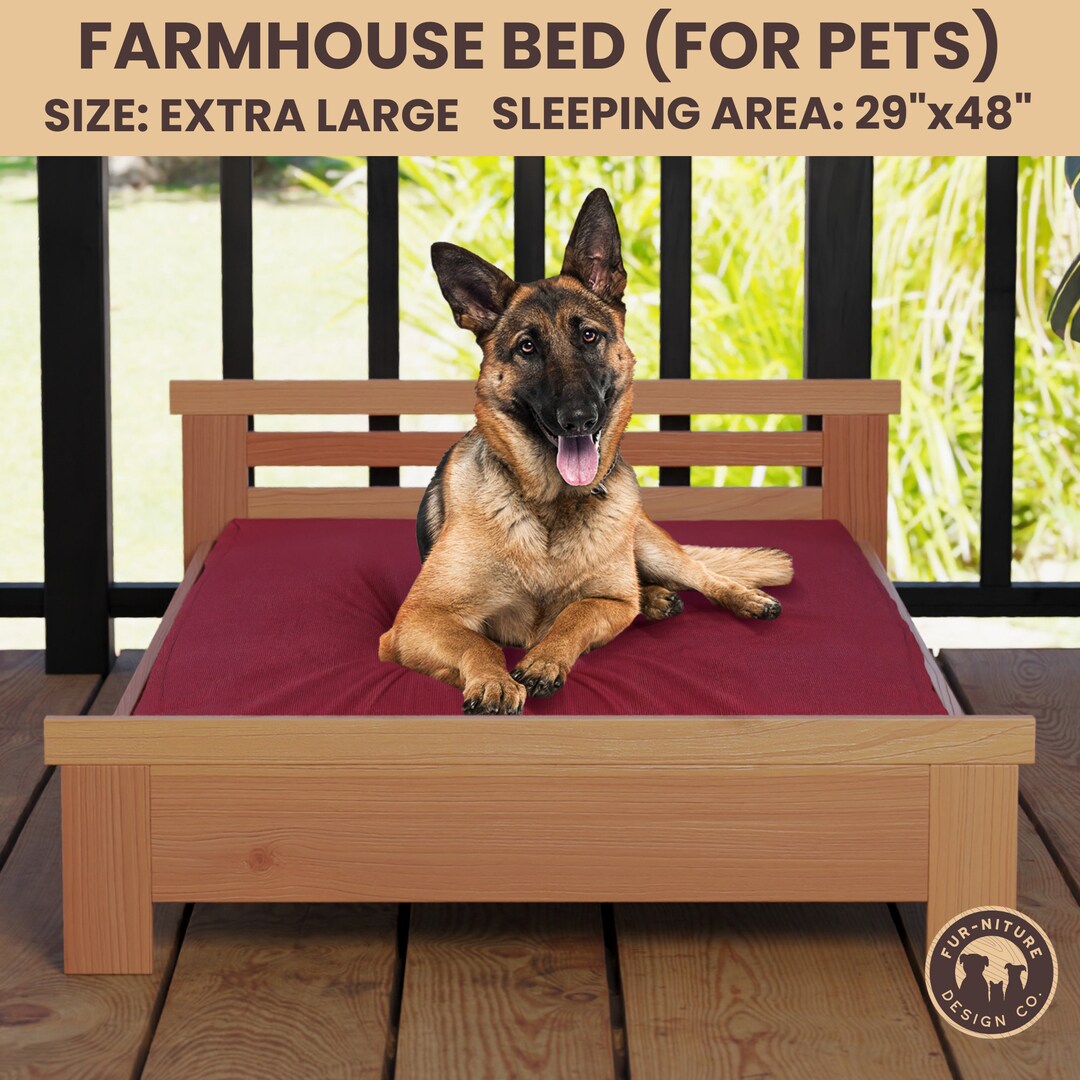 DIY Dog Bed Plans, Woodwork Plan Dog Cat, Build Plans, Dog Bed Plans ...