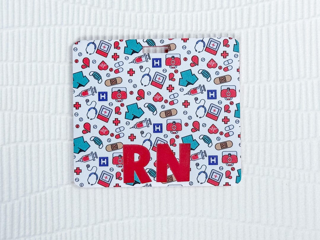 Personalized Badge Buddy for Nurses | Custom Engraved or 3D Acrylic RN ...