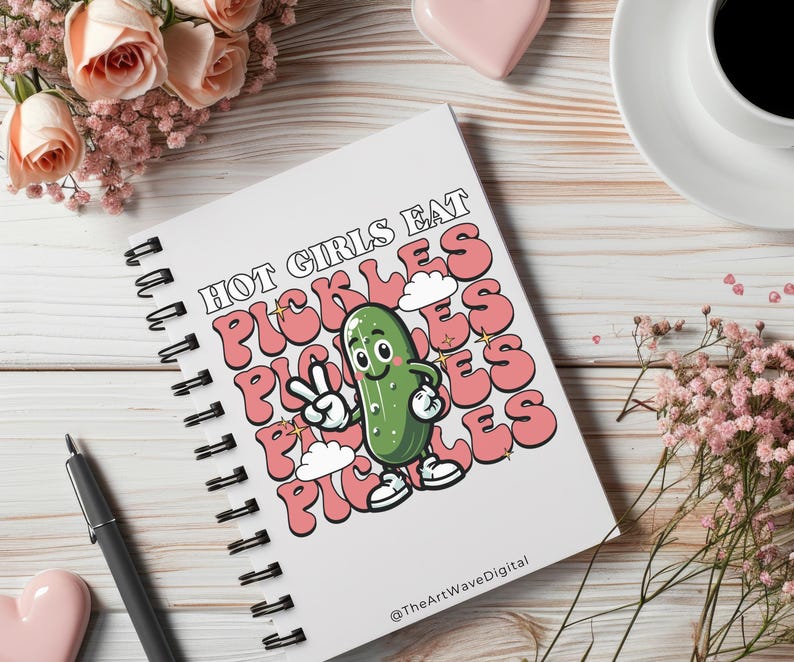 Kawaii Pickle Puns Bundle, 20 Clipart PNG, Cricut Silhouette Graphics ...