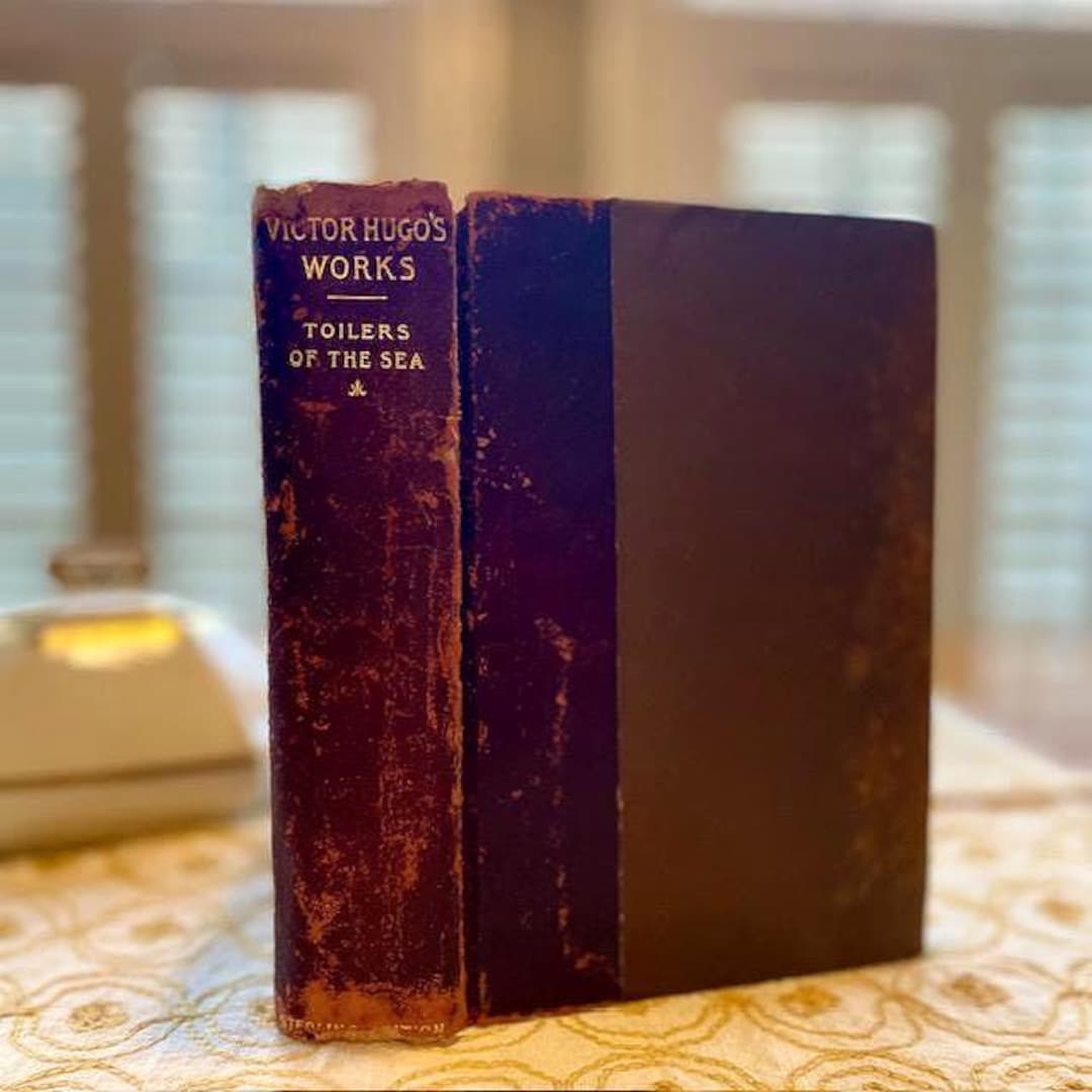 1866, Toilers of the Sea, Victor Hugo, Sterling Edition. 19th C Classic ...