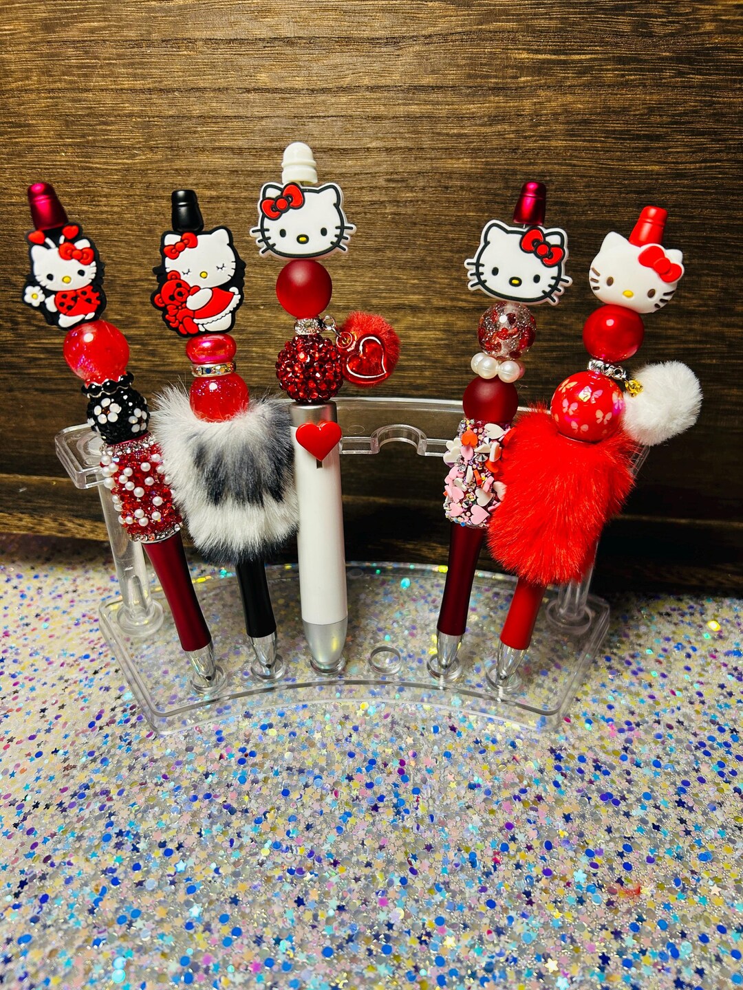 Hello Kitty Set 6 Themed Ballpoint Pens Cute, & Fun Fandom, Hello Kitty ...