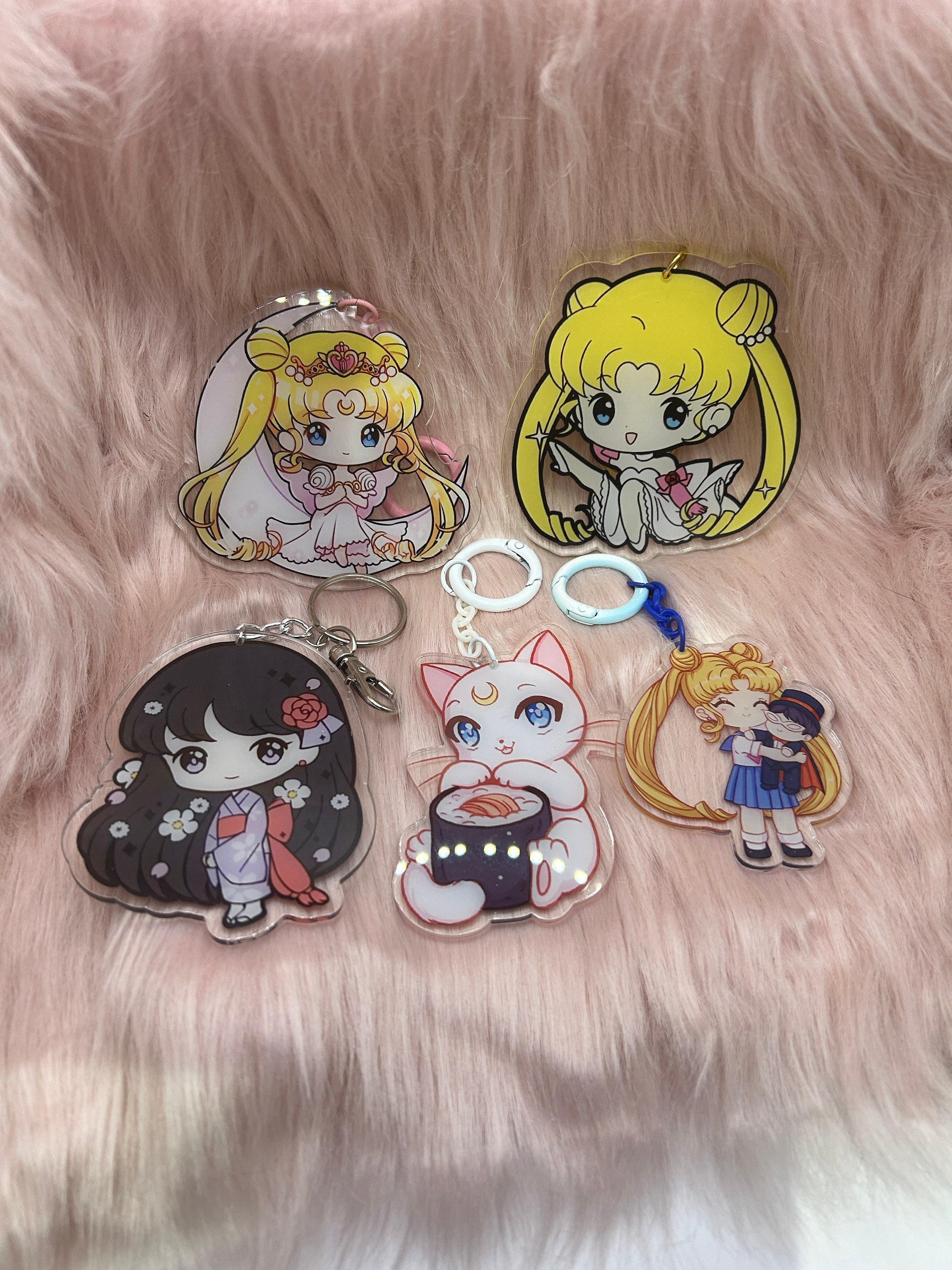 Cute Anime Keychain Kawaii Gift - Etsy