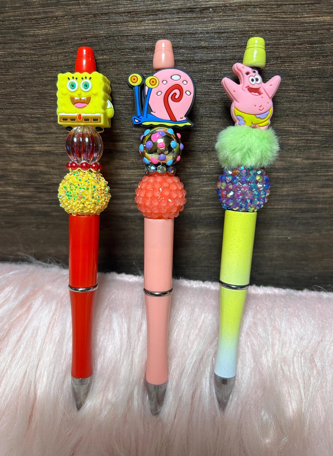 SPONGEBOB TV & Movie Themed Ballpoint Pens 6 Inches of Pop Culture ...