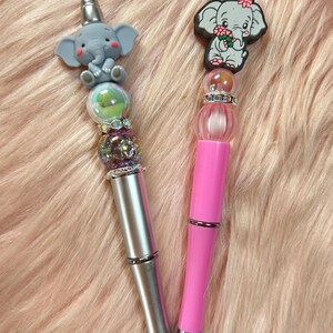 Cute ELEPHANT Themed Ballpoint Pens Adorable Desk Companion, School Supplies, Party Favor ...