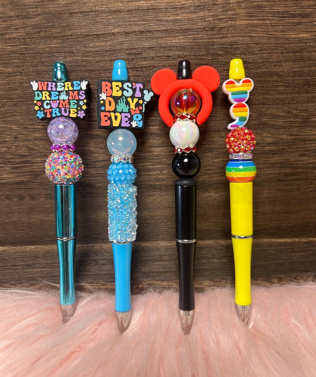 DISNEY THEMED Ballpoint Pens W/ Free Ink Refill Disney Pen, Gift Idea ...