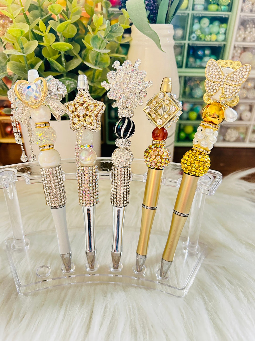 Rhinestone Fancy Pens, Unique Gift, Journaling - Etsy