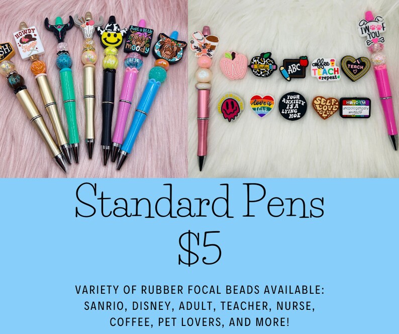 Custom Pens Standard & Fancy - Etsy