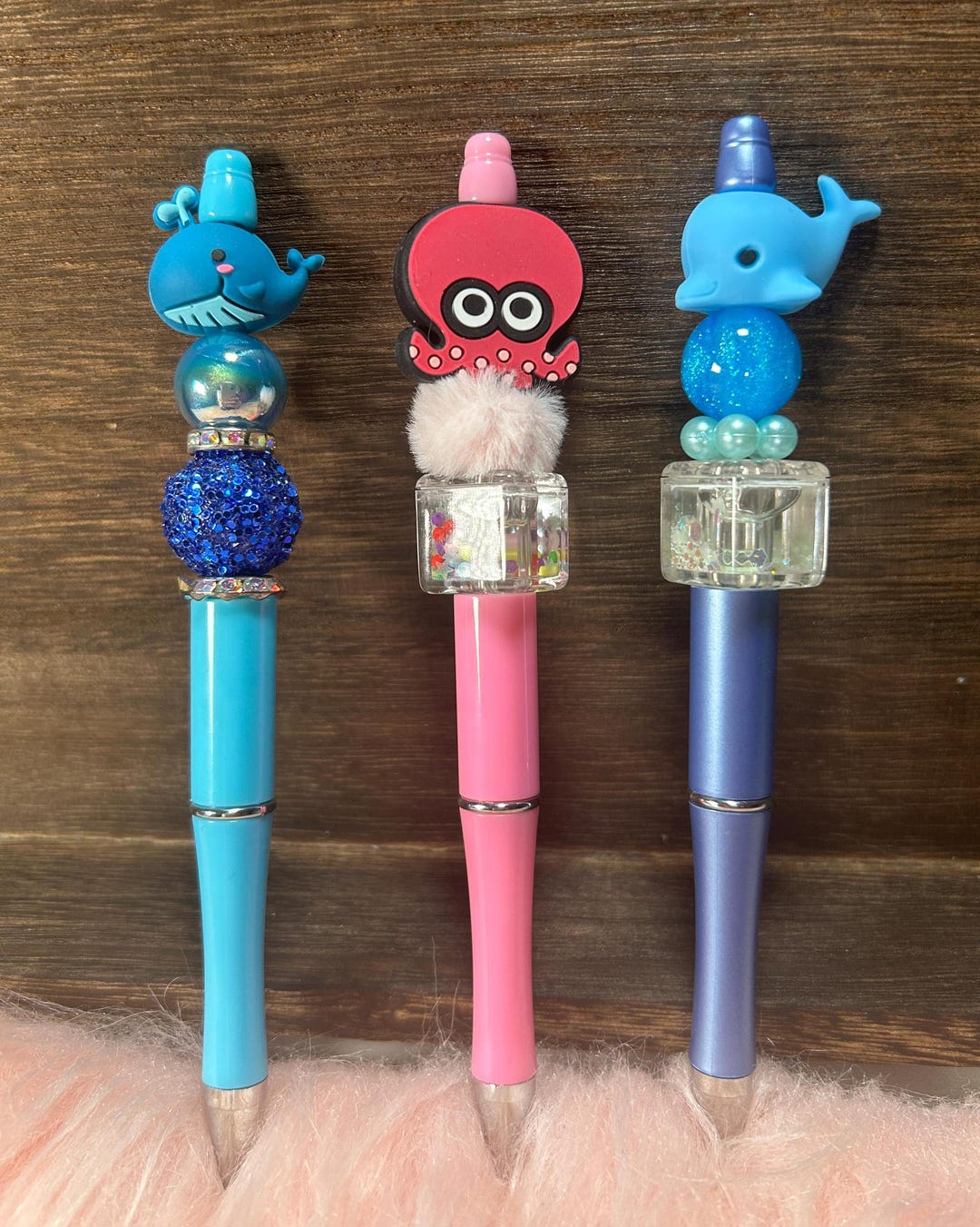 Cute SEA ANIMAL Themed Ballpoint Pens Adorable Desk Companion, School Supplies, Party Favor ...